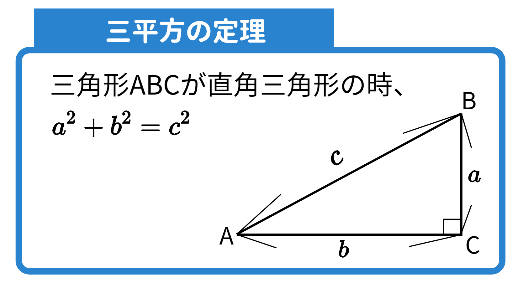 三平方の定理（ピタゴラスの定理）とは？計算の仕方と証明をやさしく解説！ 明光プラス